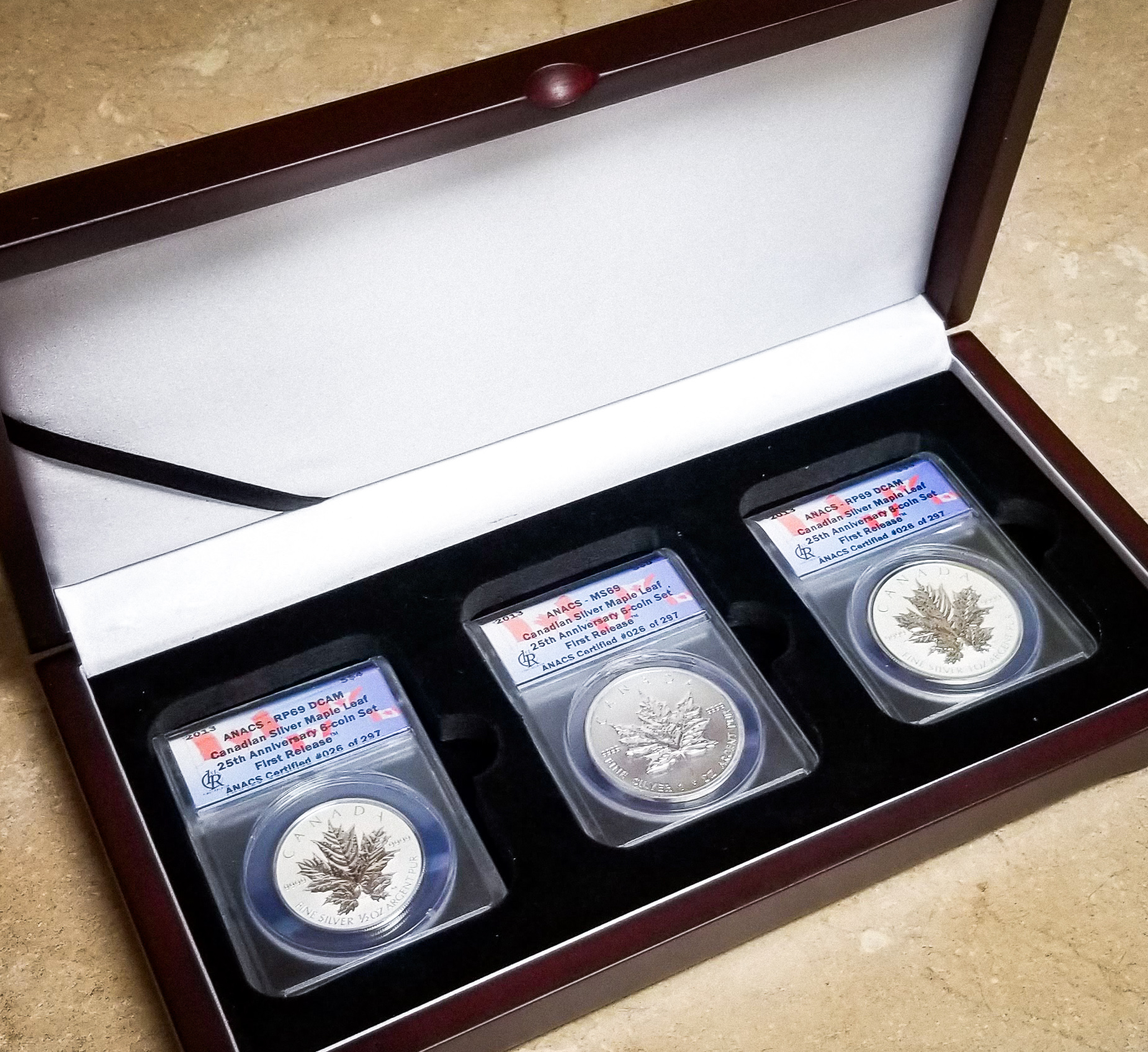 - Canadian Maple Leaf 6-Coin Set